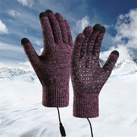 Usb Heated Gloves Touchscreen Electric Gloves Hand Warmers Work Gloves
