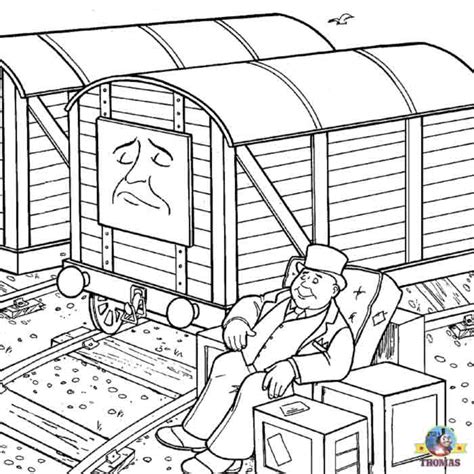 Thomas Coloring Pages Bertie