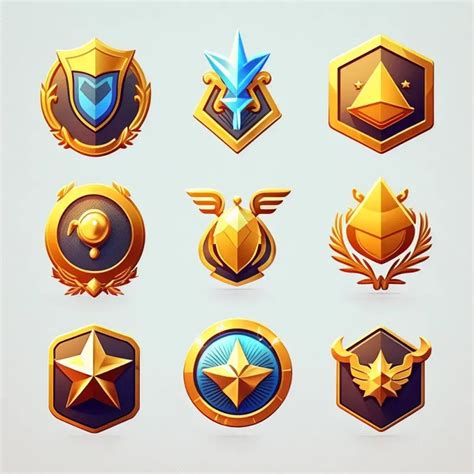 Beautiful Game Achievement Badge Sets Midjourney Prompt Promptbase