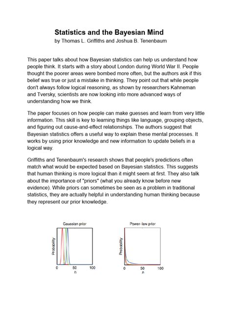 Summary Statistics And The Bayesian Mind 142402020 Ra2 Pdf Bayesian