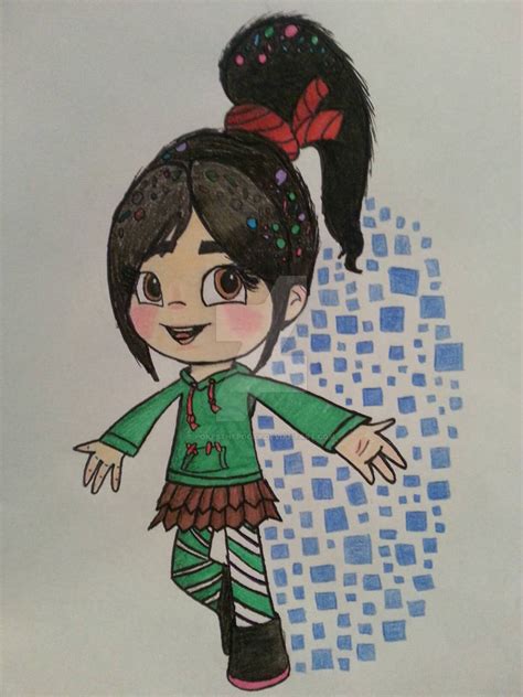 Vanellope Von Glitch By Pokesthepocky On Deviantart