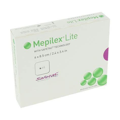 Mepilex Lite 6 X 85cm Without Border Box5 Sumac Medical Supplies