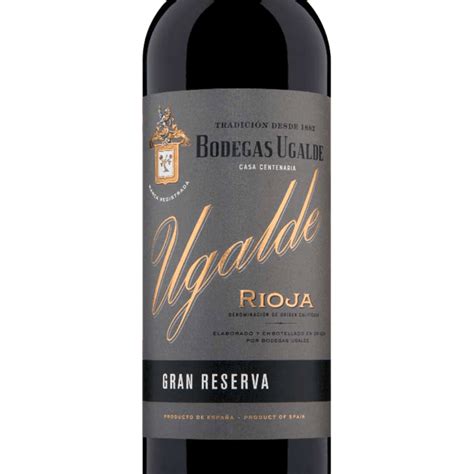 Vinho Bodegas Ugalde Gran Reserva 750 Ml Ingá Vinhos Finos