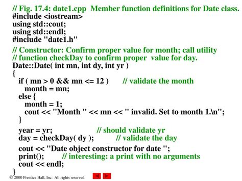 Ppt Chapter 17 C Classes Member Objects Powerpoint Presentation Id3558241