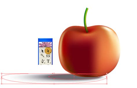 Vector Tutorial Apple With Gradient Mesh