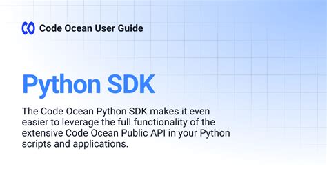 Python Sdk V380 Code Ocean User Guide