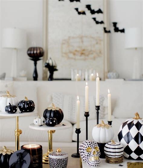 Elegant Halloween Table Settings