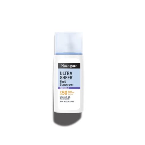 Neutrogena Ultra Sheer Fluid Sunscreen Age Shield Spf 50 Pa 40ml