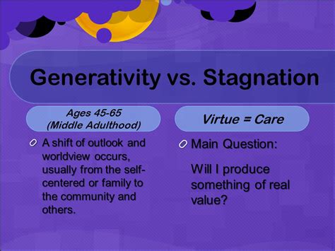 Generativity Vs Stagnation Examples Solved What Is An Example Of