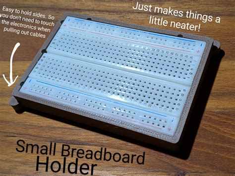 Small Breadboard Holder Sleek And Functional By Nuggetsinc Makerworld