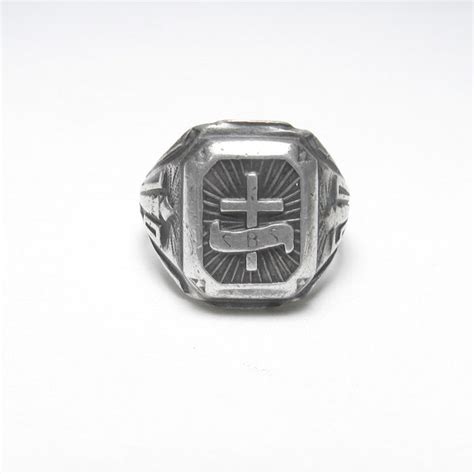 Vintage Class Ring Etsy