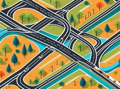 Modern Infrastructure Connecting Communities Premium Ai Generated Image