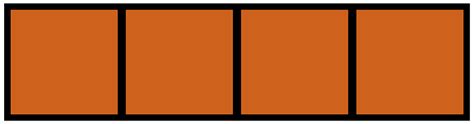 Orange Brown Rectangle Fraction 44 Free Vector Clipart Images On