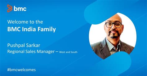 Happy To Announce That Pushpal Sarkar Has Joined Bmc Software India As