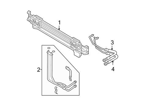 Volkswagen Passat Automatic Transmission Oil Cooler Hose Assembly Feed