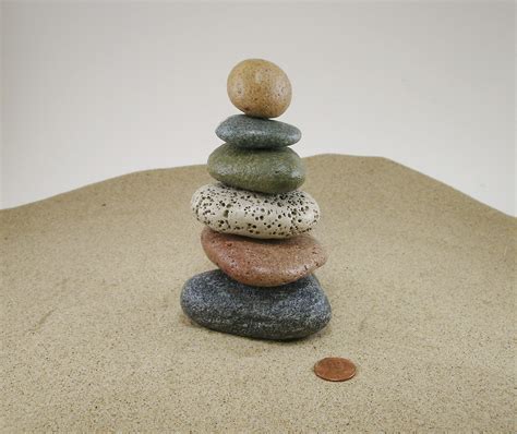 Rock Cairn Stone Cairn Lake Michigan Beach Stone Cairn 348