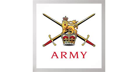 British Army Logo Poster Zazzle