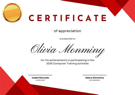 Certificates Template