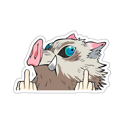 Inosuke Inspired Kiss Cut Stickers Etsy