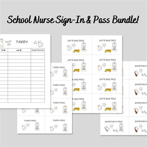 Health Office Signin Etsy