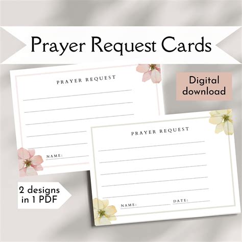 Free Printable Prayer Cards Template Free Printable Template
