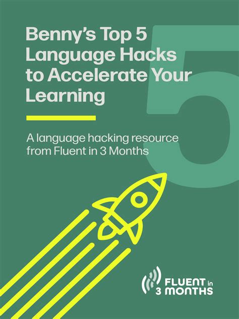 Top 5 Language Hacks Pdf Fluency Human Communication