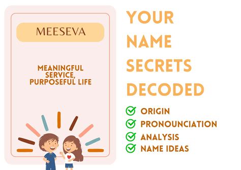 Meeseva Secular Name Meaning And Pronunciation