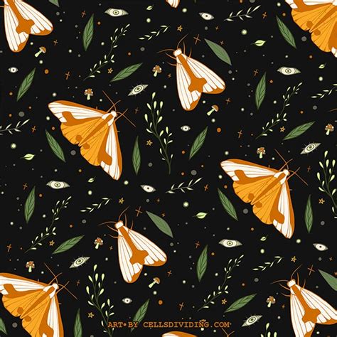 Moth Patterns Behance