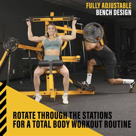 Powertec Workbench Multi System Gym Powertec Isolateral Workbench
