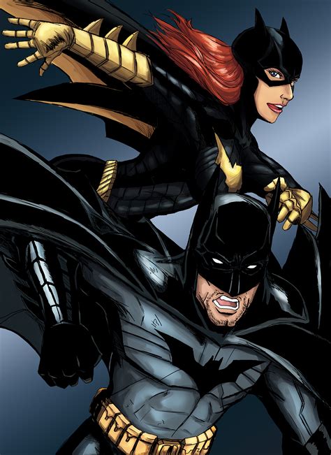 Batman Batgirl By Cpuhuman On Deviantart