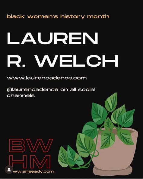 Lauren R Welch On Linkedin Special Thank You To Eris Eady For The