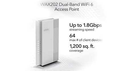 Netgear WAX AX Router Wi Fi Mb S Speed Sq Ft Coverage X Gigabit ETH