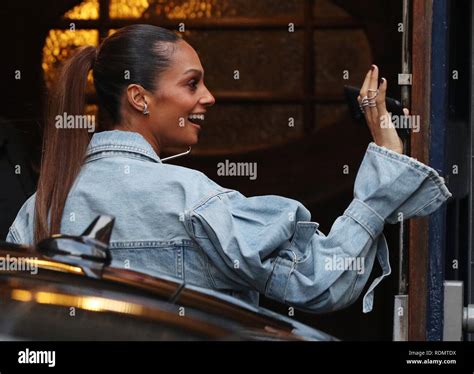 Judge Alesha Dixon Arrives At Britains Got Talent Auditions At The