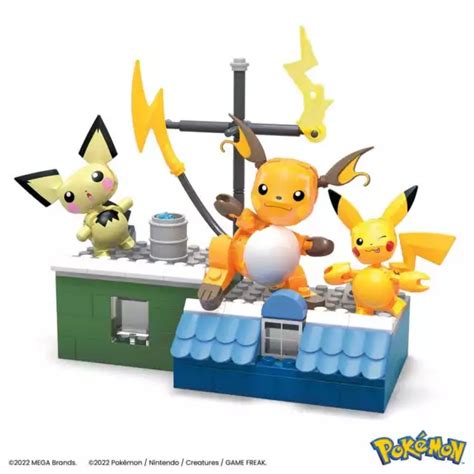 PokÉmon Mega Construction Set Pikachu Evolution Set Mattel Eur 3670 Picclick It