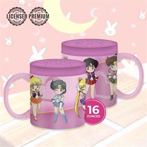 Just Funky Sailor Moon Sailor Scouts Coffee Mug 16 India Ubuy