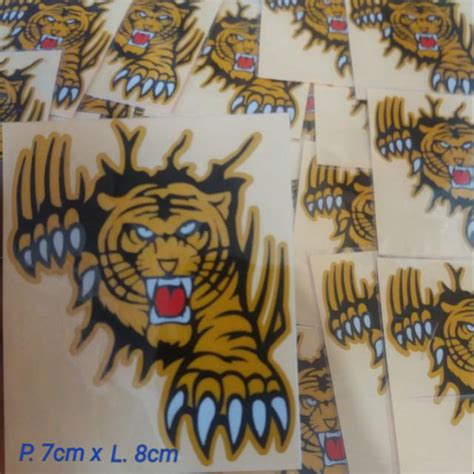 Jual Sticker Harimau Sticker Macan Cutting Shopee Indonesia