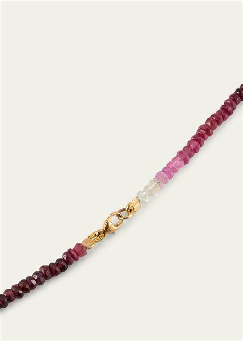 Jia Jia Ombre Ruby Sapphire Long Necklace Bergdorf Goodman