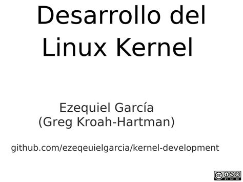 Kernel Development Speaker Deck