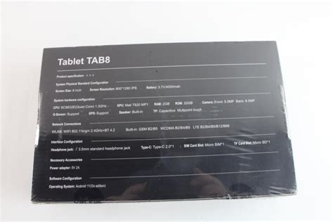 Vortex Tab8 Tablet Property Room