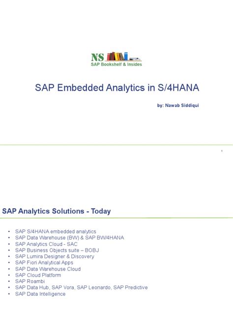 Sap Embedded Analytics Download Free Pdf Analytics Performance Indicator