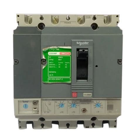 Four Pole 250 A Schneider Cvs160f Fp Mccb 25ka At ₹ 7000 In Surat Id