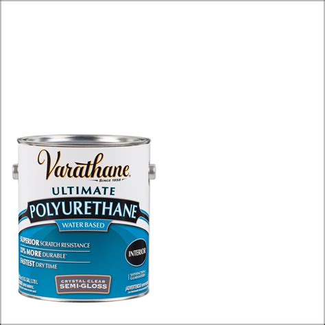 2 Pack Semi Gloss Clear Varathane Ultimate Polyurethane Water Based 200131 Gallon