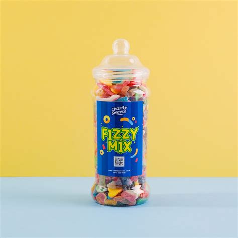 Fizzy Mix Charity Sweet Jar Charity Sweets