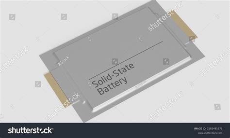 Solidstate Battery Pack Design Electric Vehicle Stock Illustration
