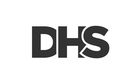 Premium Vector Dhs Logo Design Template With Strong And Modern Bold