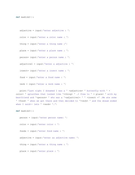 Ppt Python Mad Libs Generator Game Powerpoint Presentation Free Download Id12977936
