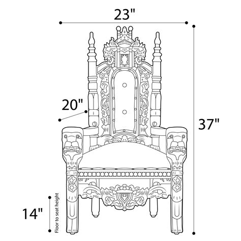 Royal Mini Thrones Throne Kingdom