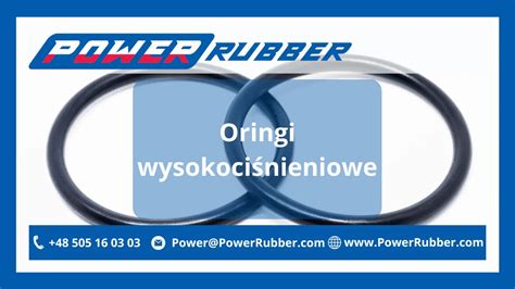 Oringi Wysokociśnieniowe Power Rubber