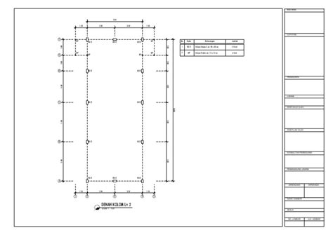 Denah Kolom Lt2 Pdf