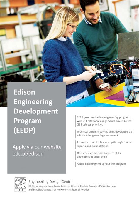 We Are Looking For Candidates To The Edison Engineering Development